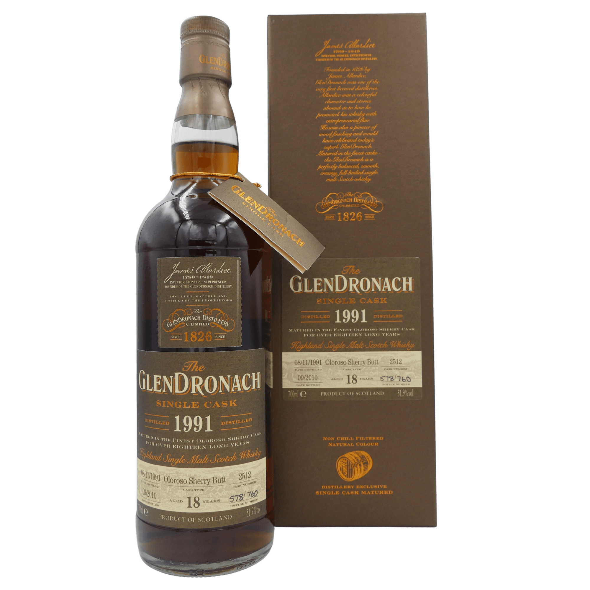 Glendronach 18 Jahre (1991) – UpWhisky GmbH